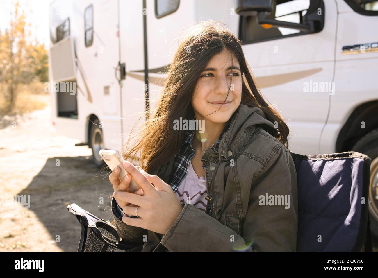 Camp phone hi-res stock photography and images - Alamy