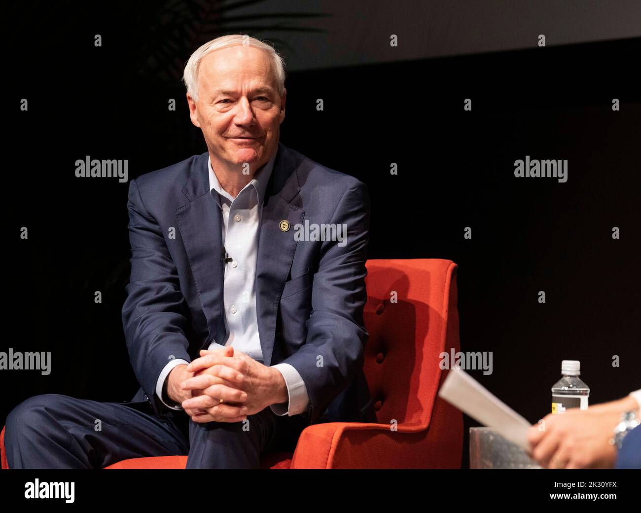 Austin Texas USA, September 23 2022: Arkansas Governor ASA HUTCHINSON ...