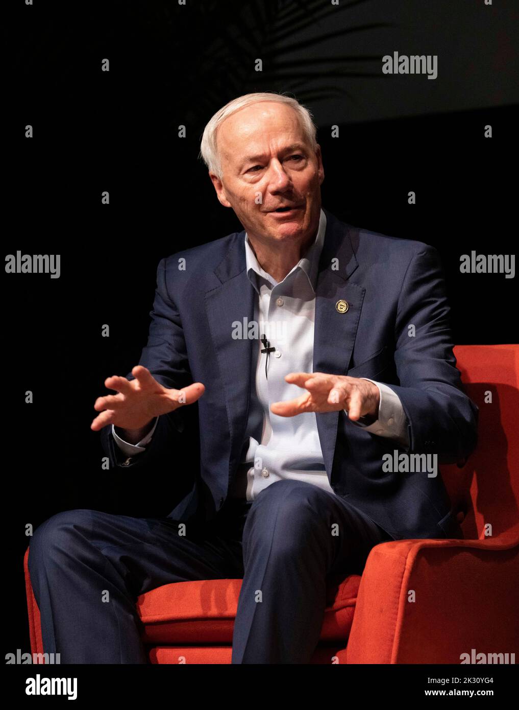 Austin Texas USA, September 23 2022: Arkansas Governor ASA HUTCHINSON ...