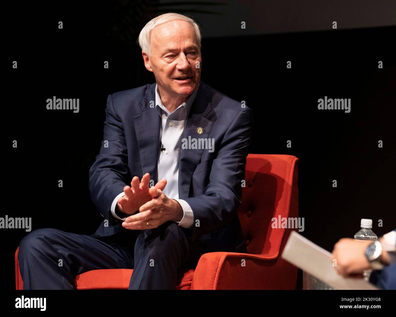 Austin Texas USA, September 23 2022: Arkansas Governor ASA HUTCHINSON ...