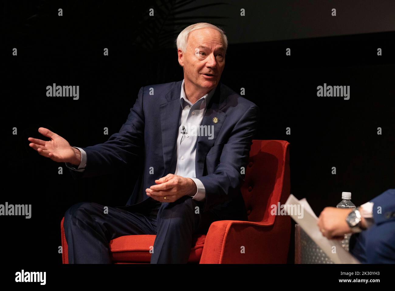 Austin Texas USA, September 23 2022: Arkansas Governor ASA HUTCHINSON ...