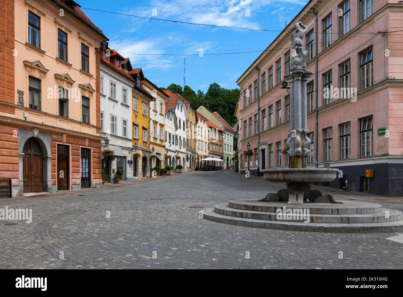 Hercules fountain gornji trg square hi-res stock photography and images ...