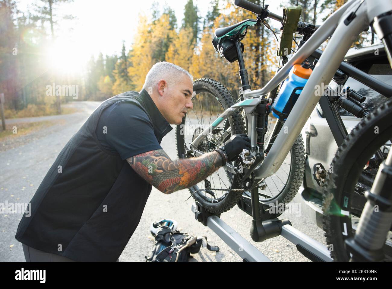 Bikes rack hi-res stock photography and images - Alamy