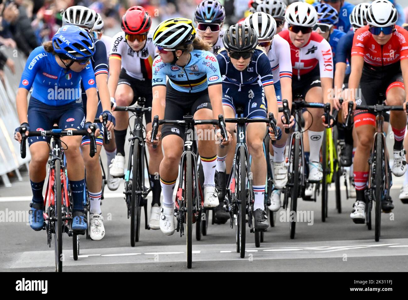 Wollongong, Australia. 24th Sep, 2022. Belgian Fleur Moors pictured in ...