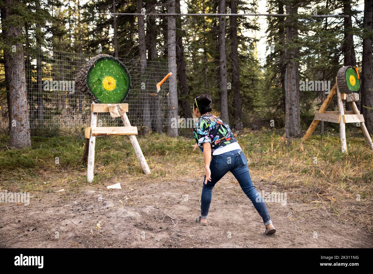 Target for throwing hi-res stock photography and images - Alamy