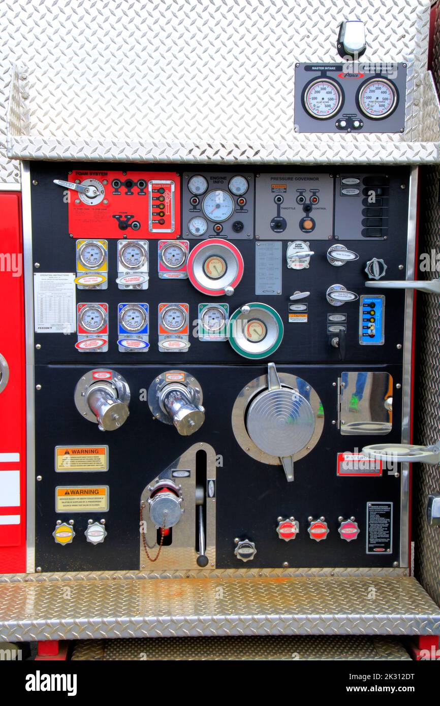 US Air Force fire engine at Yokota Air Base Stock Photo - Alamy