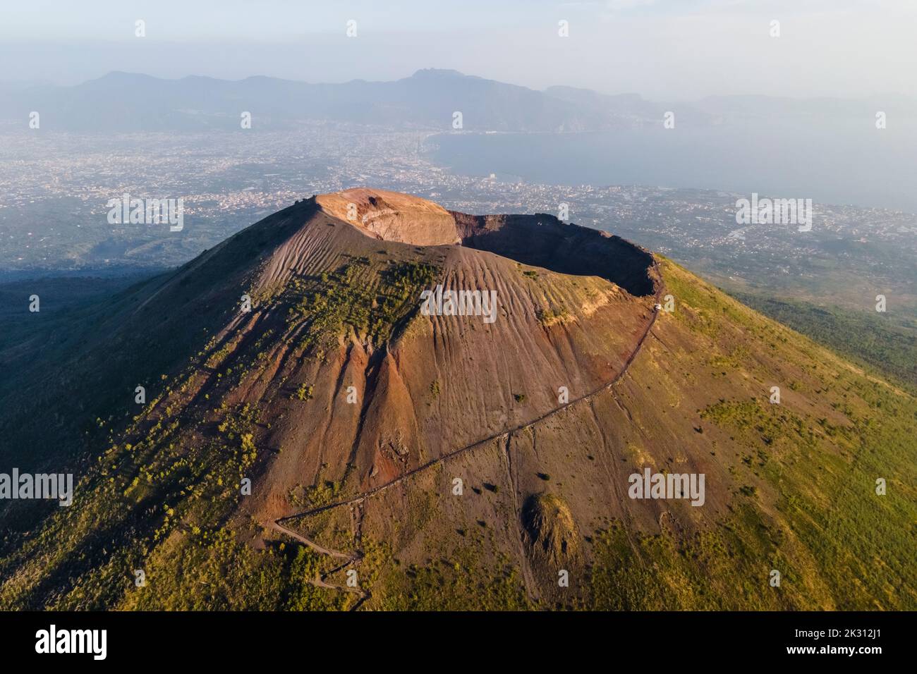 Aerial view mount vesuvius hi-res stock photography and images - Alamy