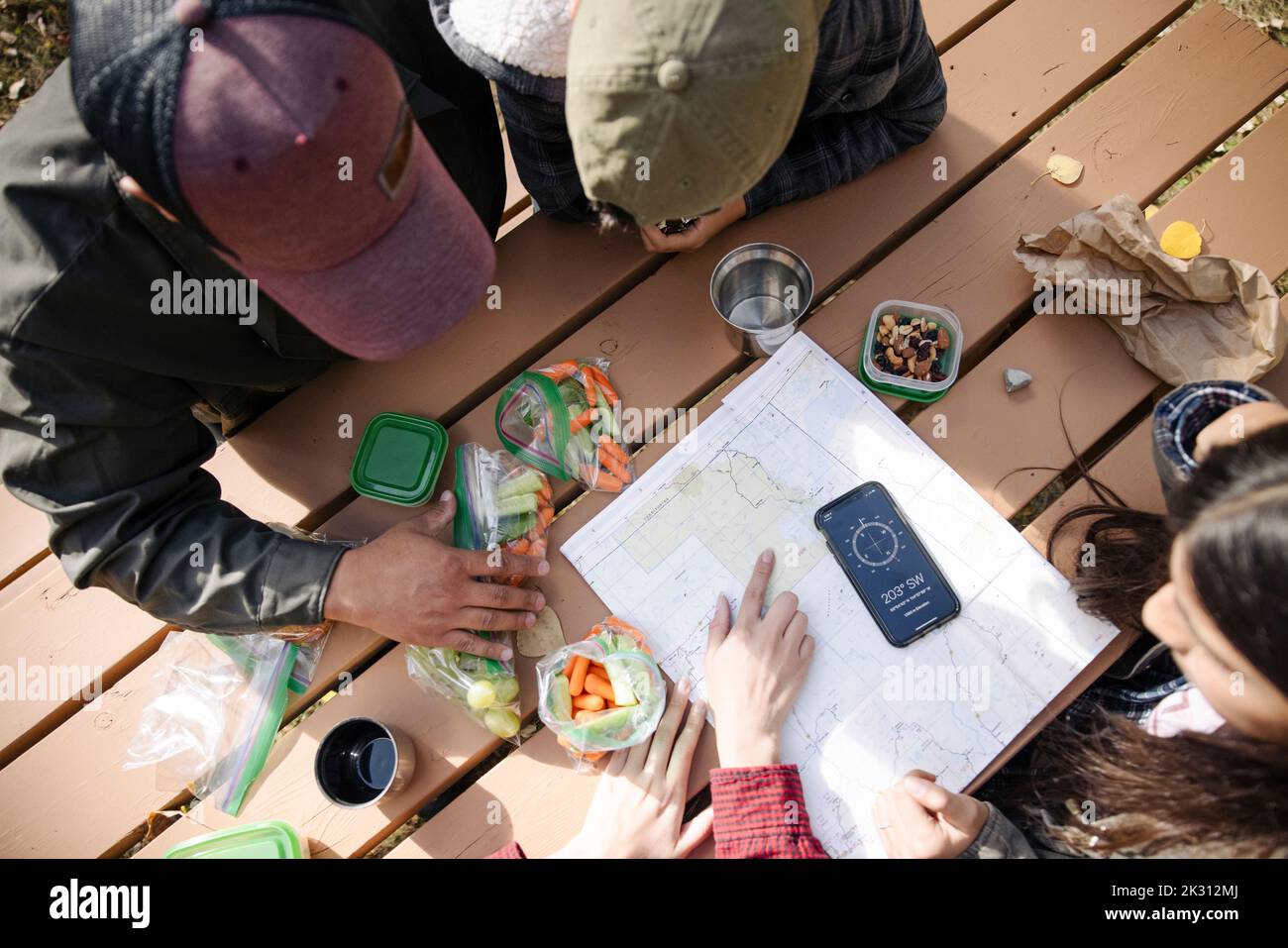 Teen compass map hi-res stock photography and images - Alamy