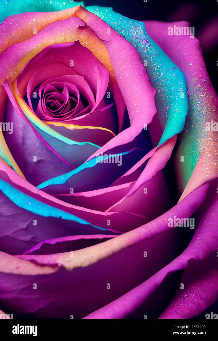 Blue and pink rose hi-res stock photography and images - Alamy