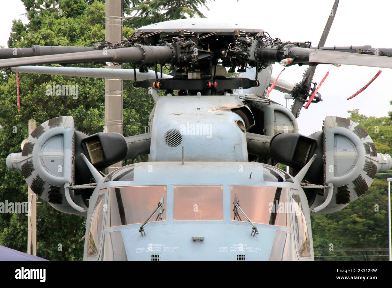 US Marines CH-53 Helicopter at Yokota Air Base Tokyo Japan Stock Photo ...