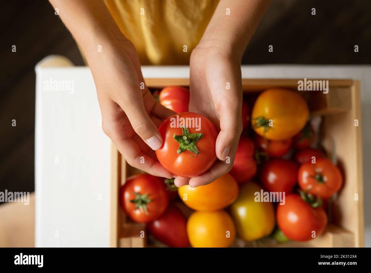 Healthy caucasian girl fresh fruit hi-res stock photography and images - Alamy