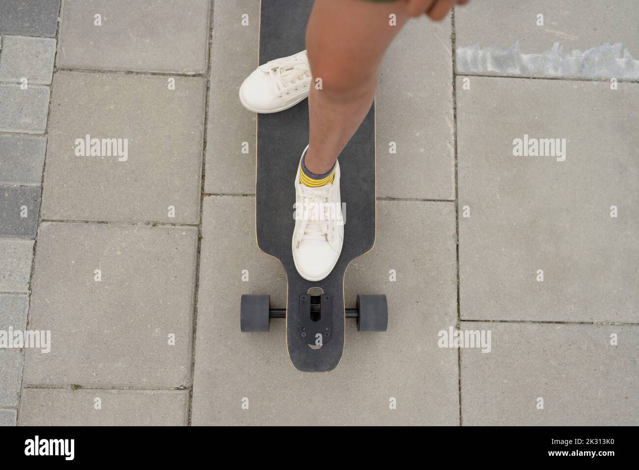 Child skateboard path hi-res stock photography and images - Alamy