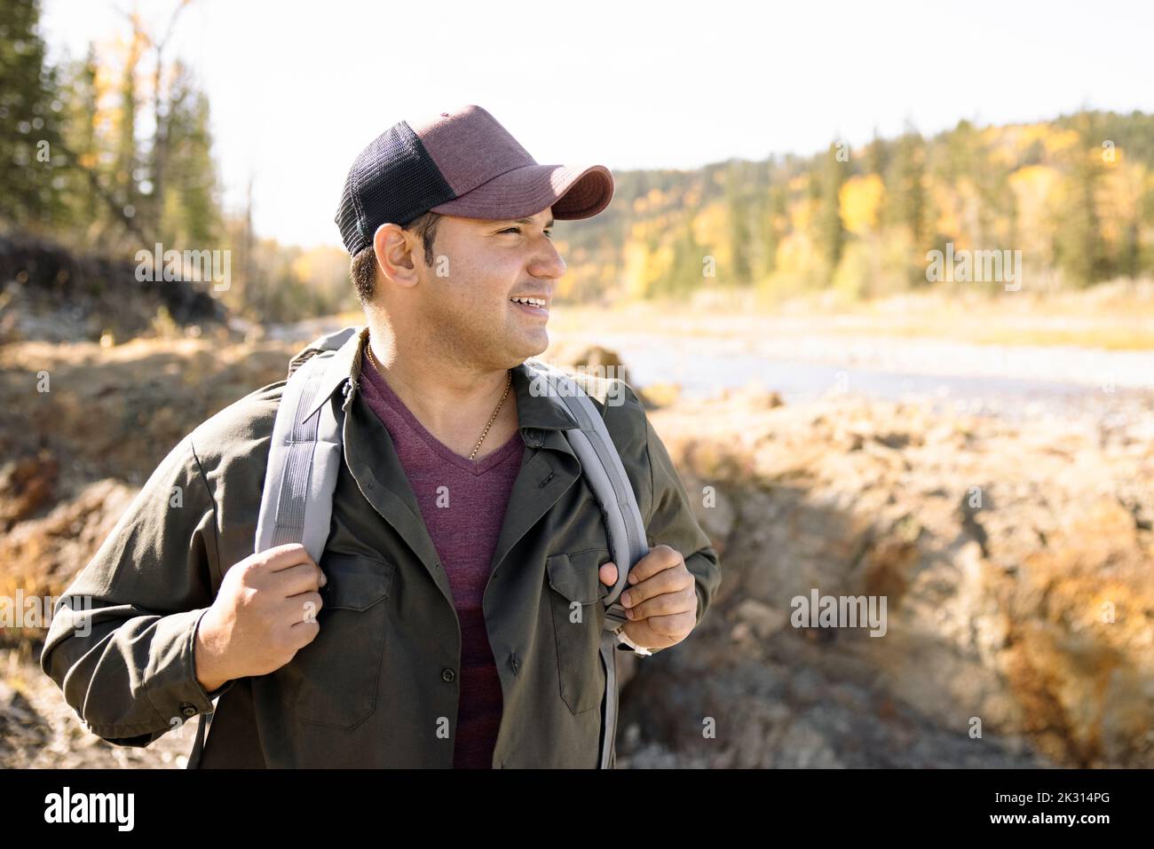 Man standing in river hi-res stock photography and images - Alamy