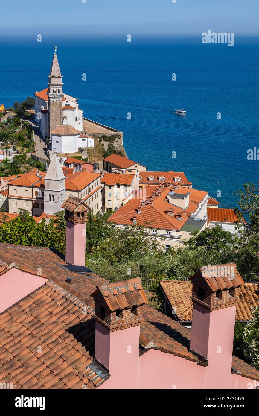 Coastal town rooftop hi-res stock photography and images - Alamy