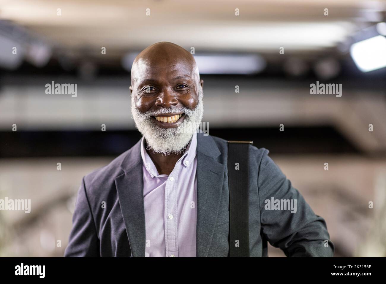 Bald businessman wearing suit hi-res stock photography and images - Alamy