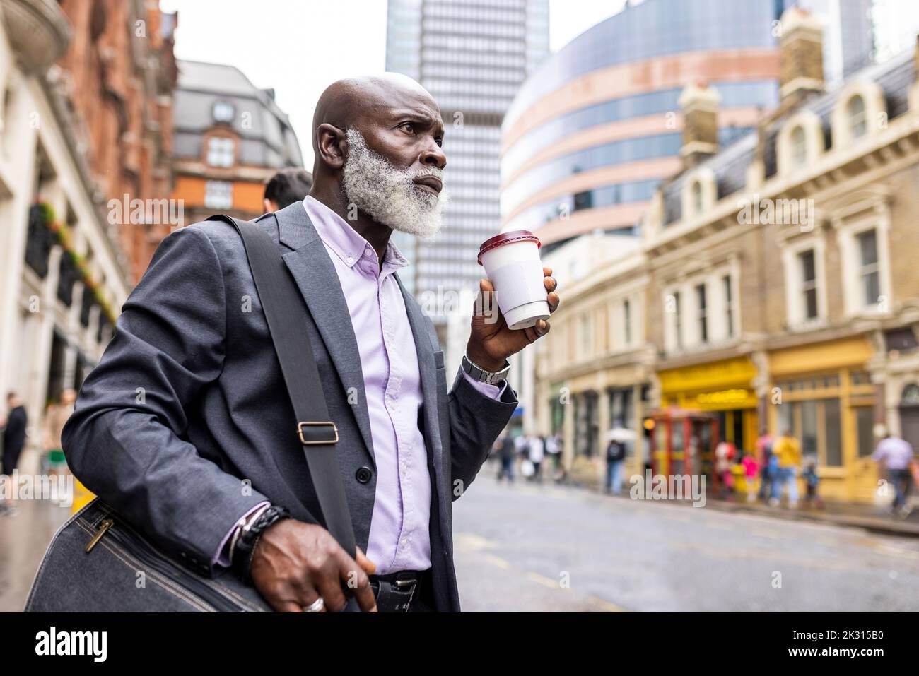 Thoughtful bald african american hi-res stock photography and images ...