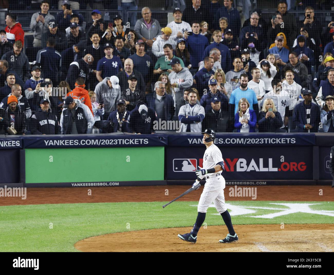 Bronx, United States. 23rd Sep, 2022. New York Yankees Aaron Judge ...