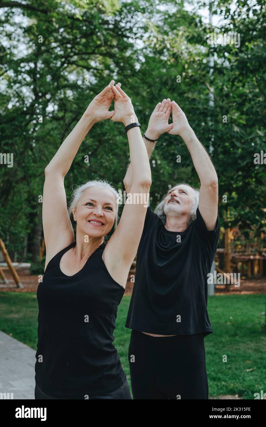 Stretching together hi-res stock photography and images - Alamy