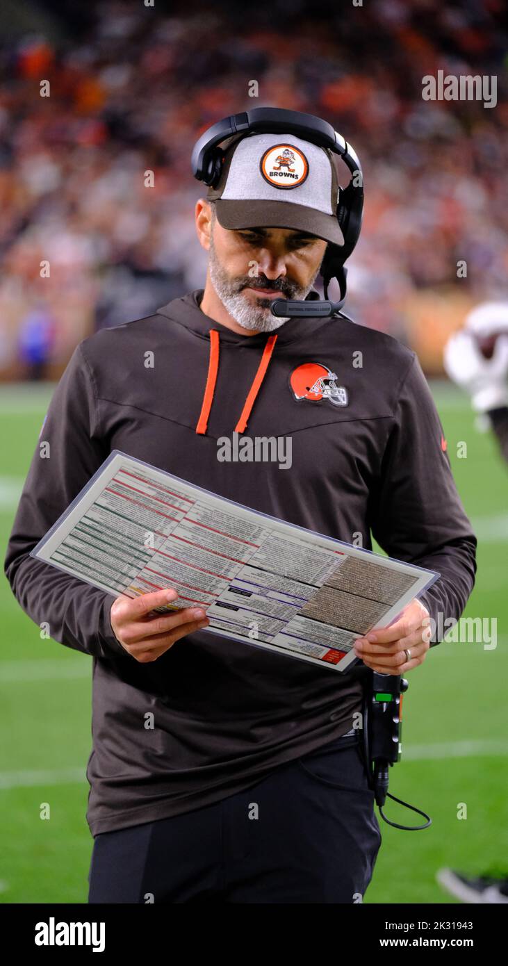 First Energy Stadium. 22nd Sep, 2022. Head Coach Kevin Stefanski during ...
