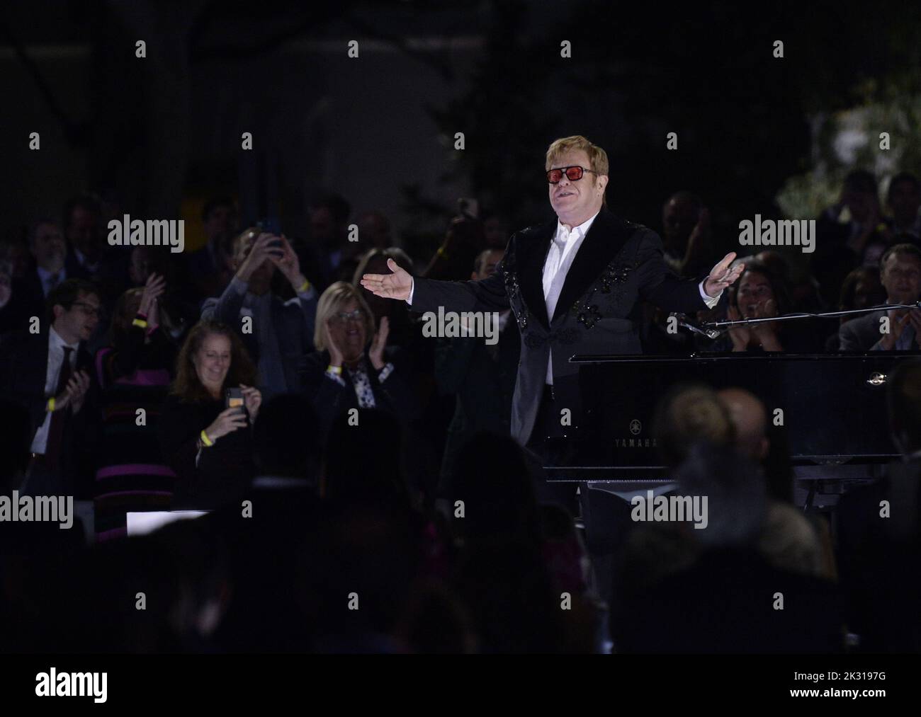 Washington, United States. 23rd Sep, 2022. Elton John preforms a show ...