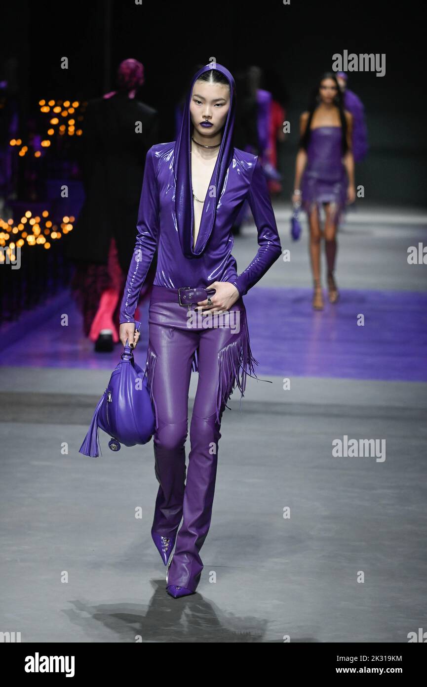 Milan, Italy. 23rd Sep, 2022. Milan, Milan Fashion Week, Woman Spring ...