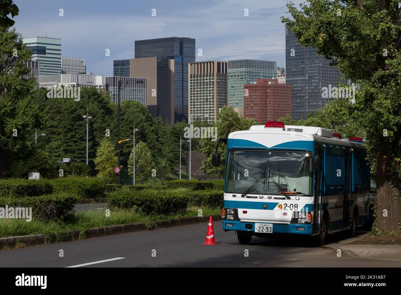 Japanese police bus hi-res stock photography and images - Alamy
