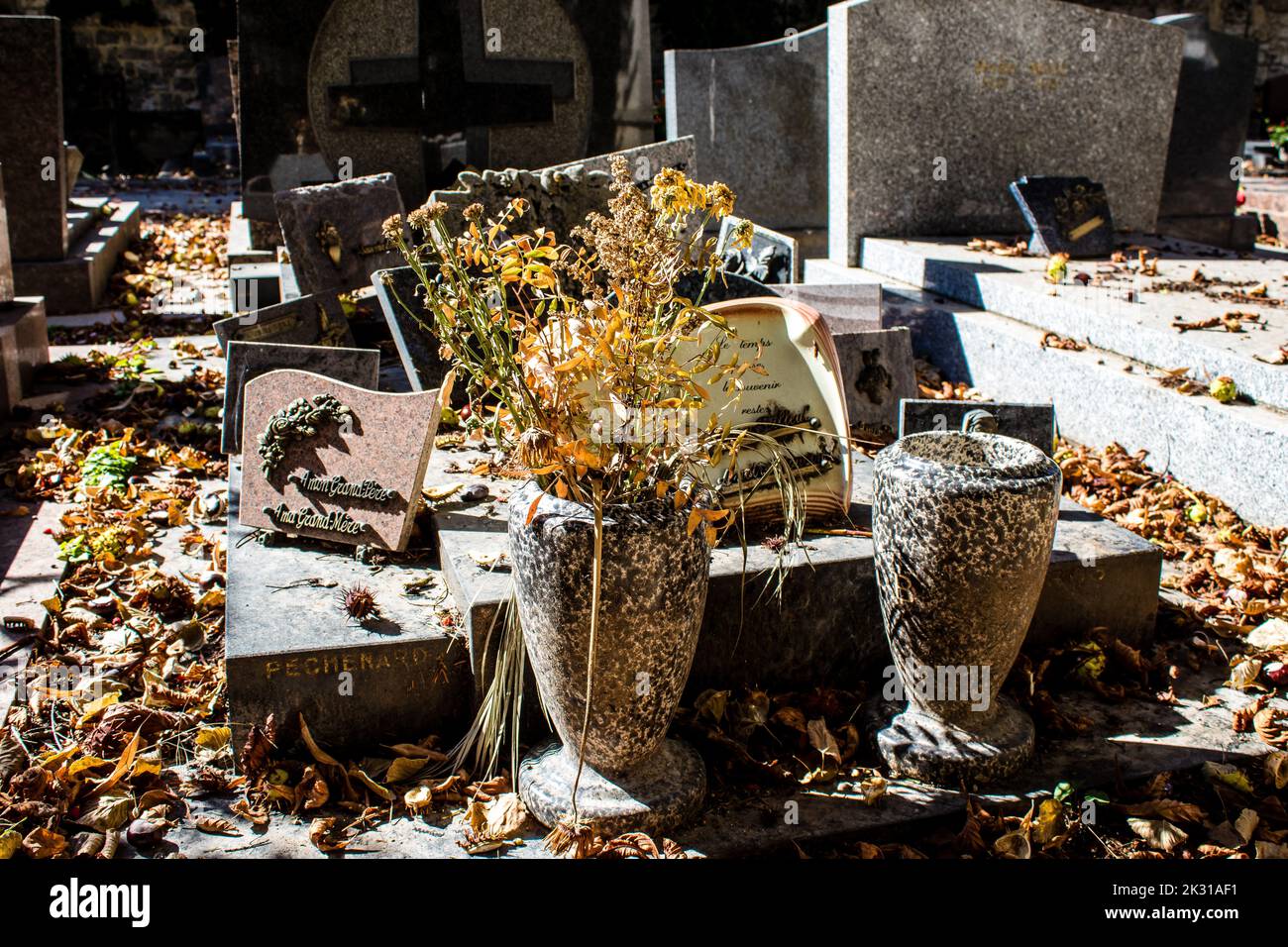 Reims, France - September 22, 2022 The North Cemetery is the oldest ...