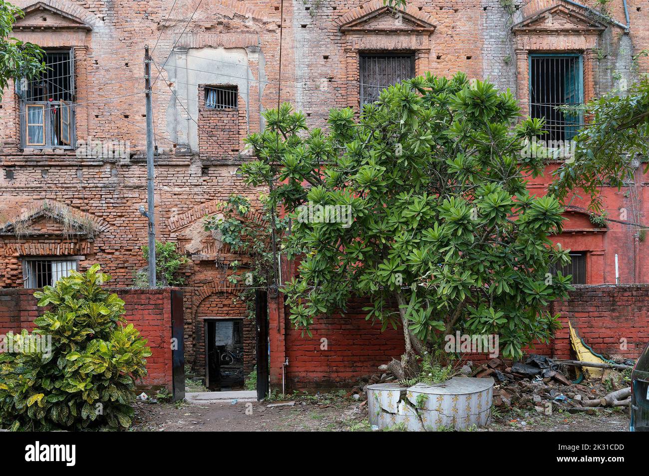 Howrah, West Bengal, India - 26th October 2020 : Part of Andul Rajbarhi ...