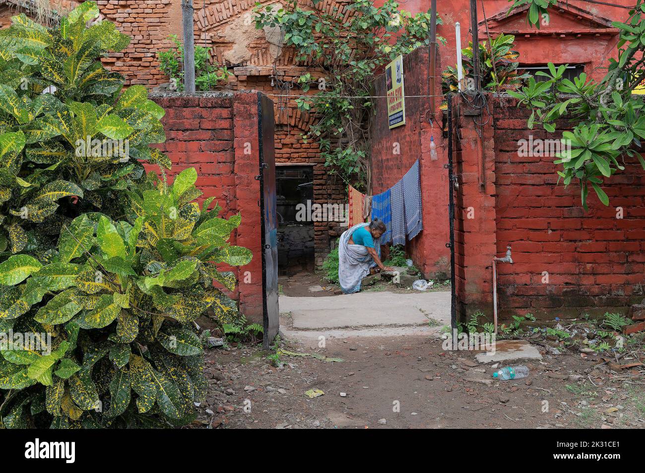 Howrah, West Bengal, India - 26th October 2020 : Andul Rajbarhi , a ...