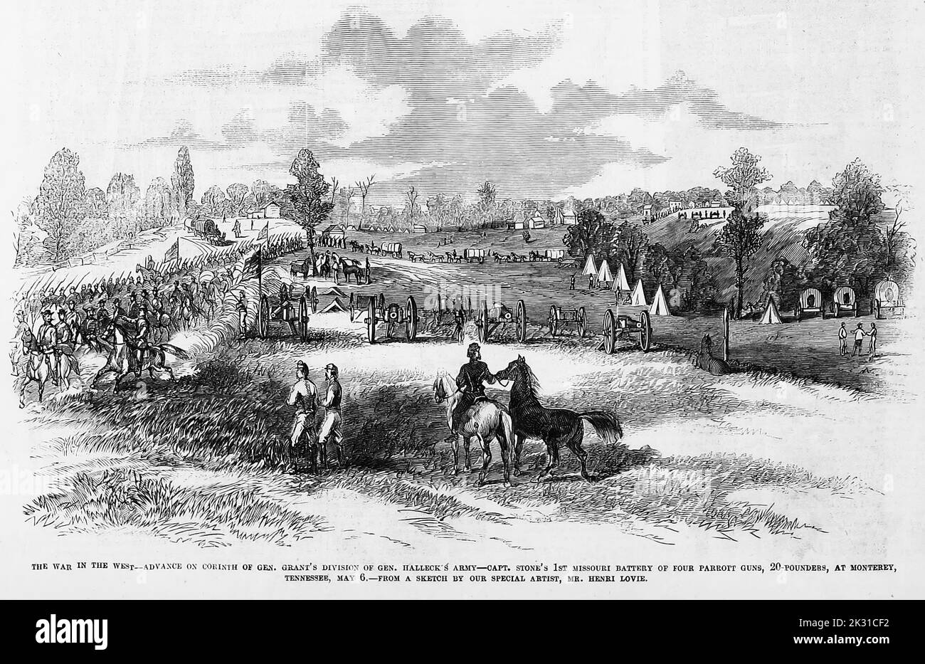 The War in the West - Advance on Corinth of General Ulysses S. Grant's ...