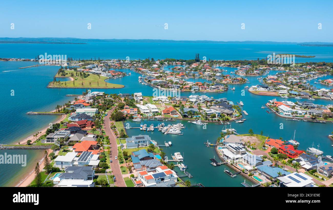 One beautiful day on Raby Bay, Queensland Stock Photo - Alamy