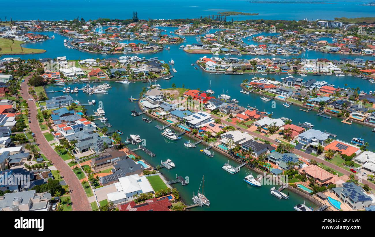 One beautiful day on Raby Bay, Queensland Stock Photo - Alamy