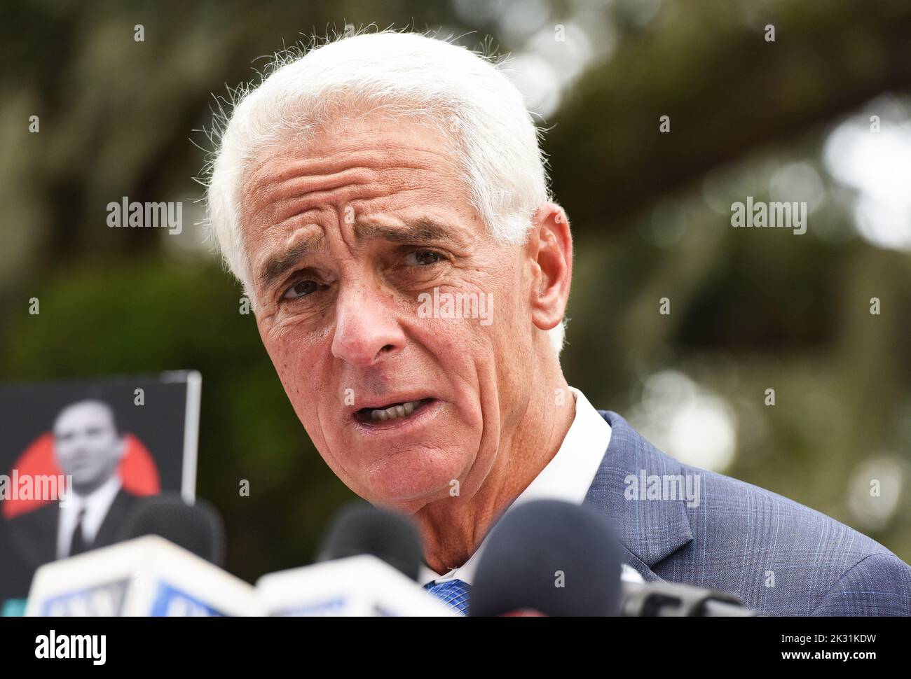 Orlando Usa 23rd Sep 2022 Rep Charlie Crist Democratic