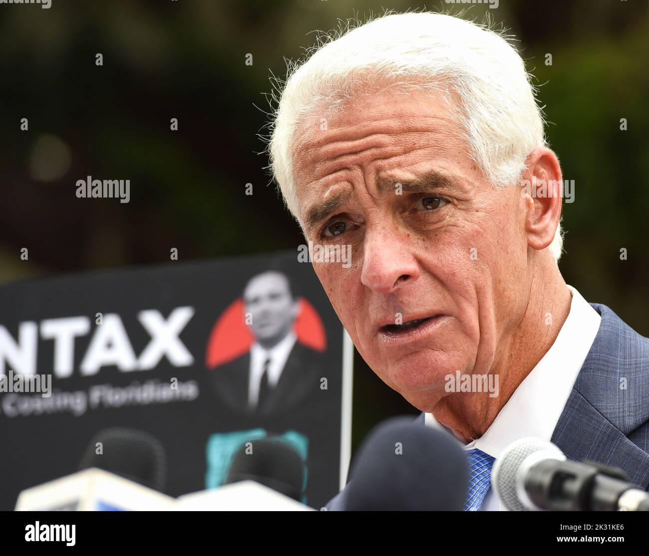 Orlando, USA. 23rd Sep, 2022. Rep. Charlie Crist, Democratic ...