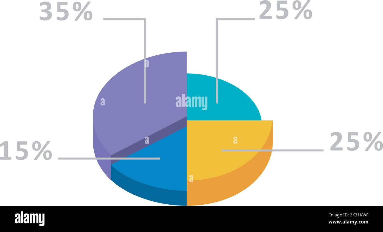 statistics pie infographic Stock Vector Image & Art - Alamy