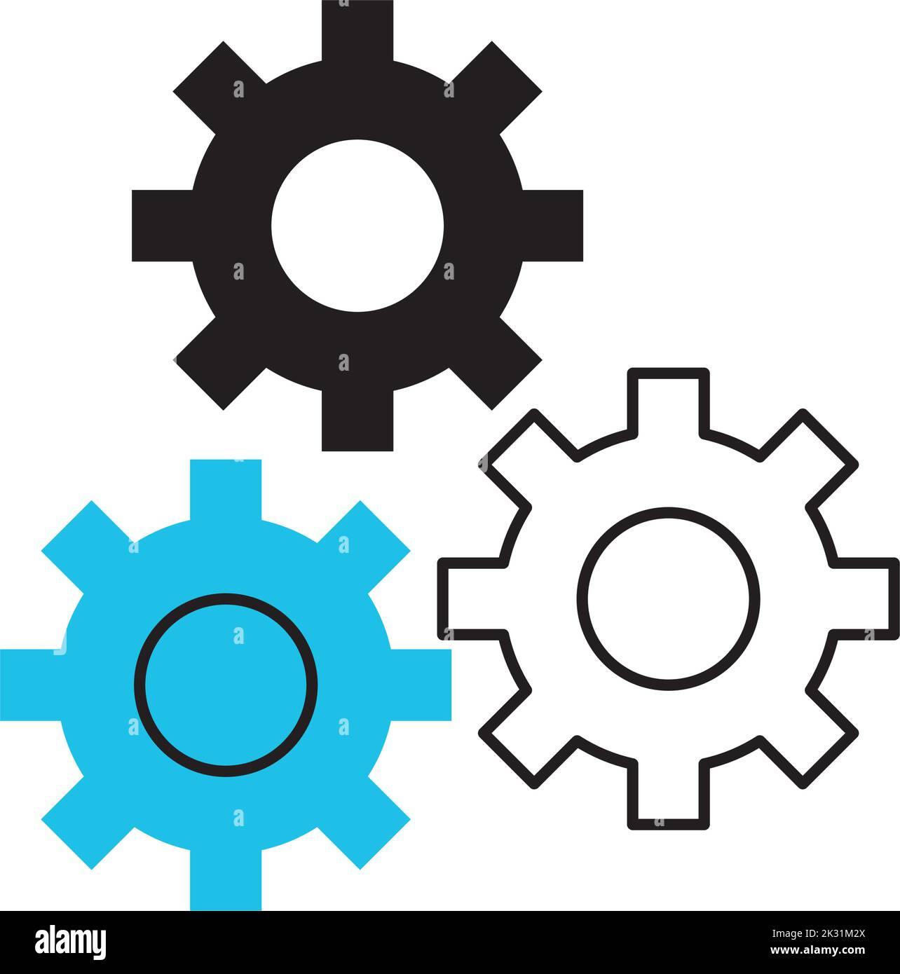 gear cog setting Stock Vector Image & Art - Alamy