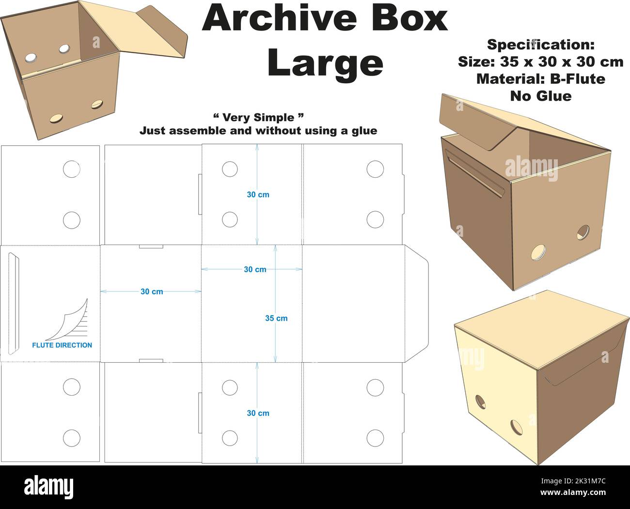 very attractive file box, and very sturdy. using environmentally ...