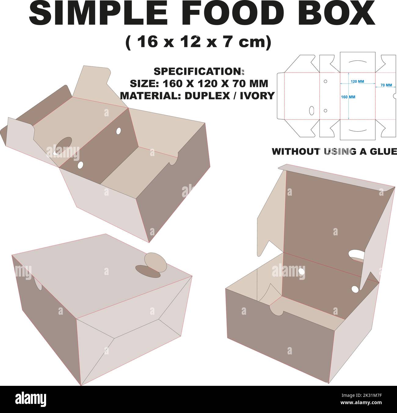 cool packaged lunch box. Besides its attractive shape, this box is also ...