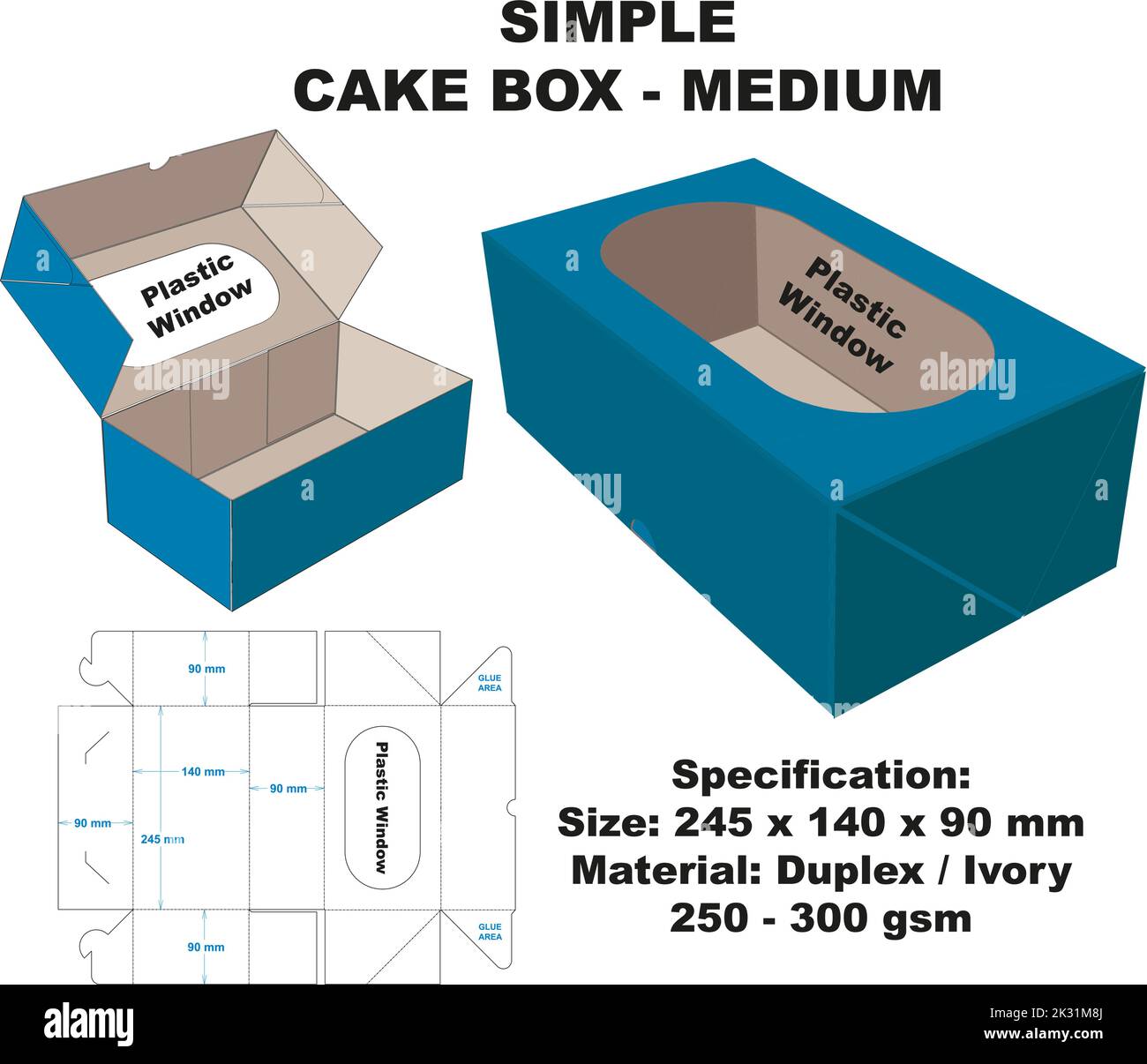 Very cool and simple packaged cake box. In addition to its attractive ...