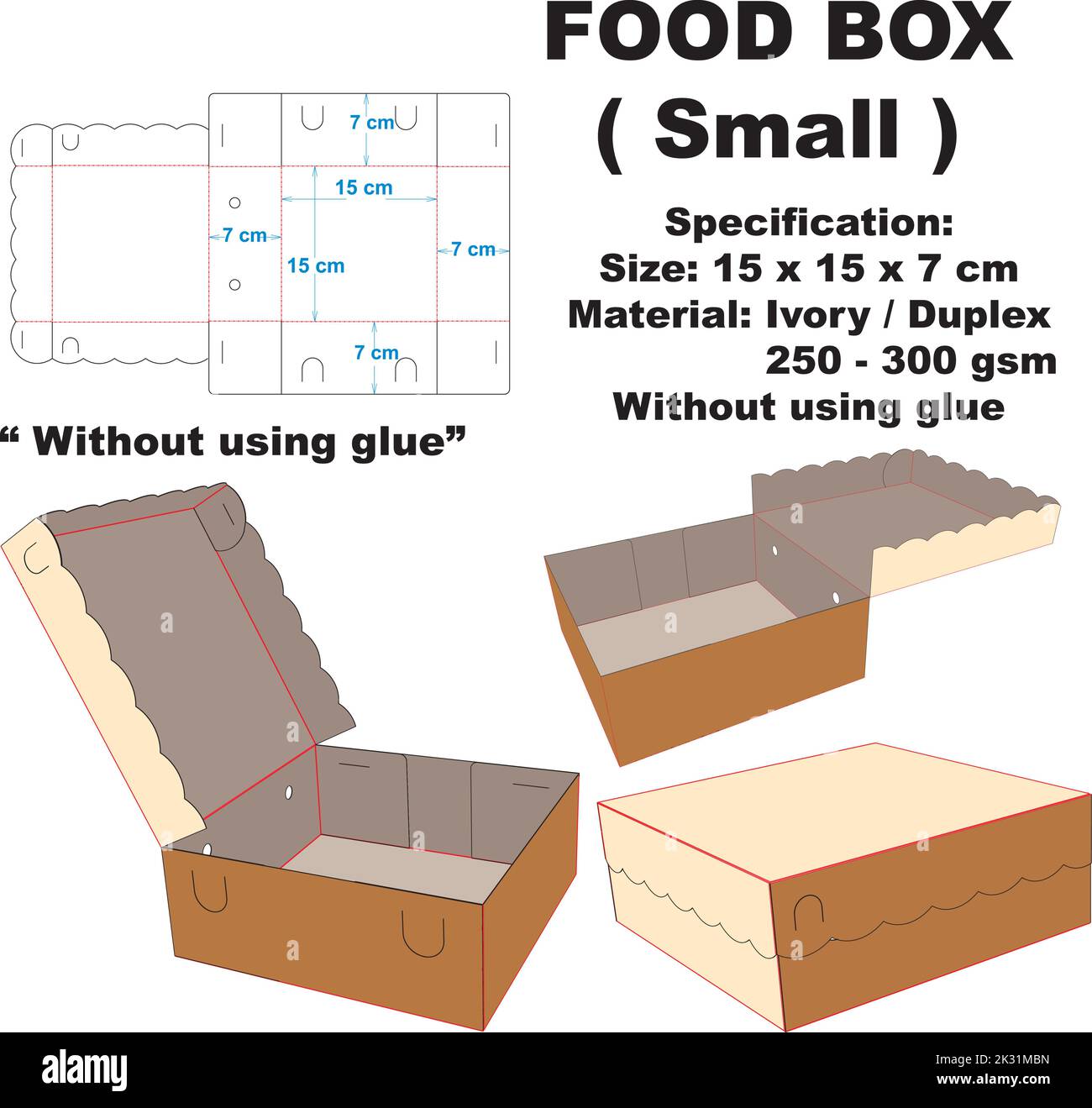 Cool packaged food box. Besides its attractive shape, this box is also ...