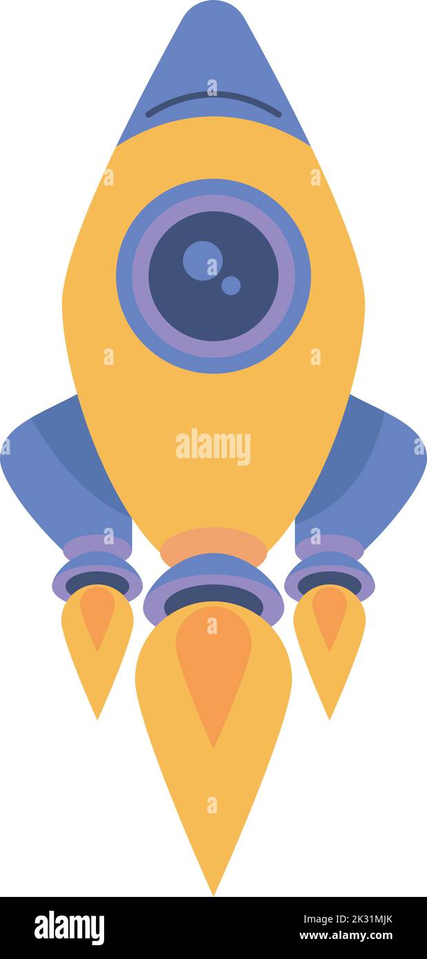 yellow rocket start up Stock Vector Image & Art - Alamy