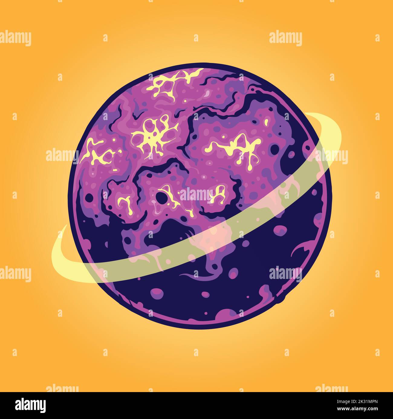 Saturn planetary space ring illustration vector illustrations for your ...