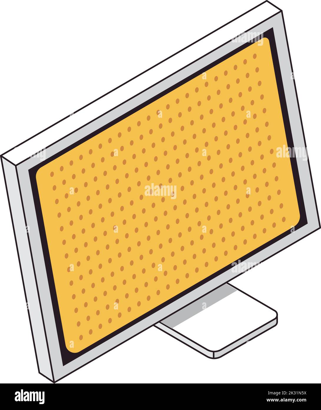 desktop computer display Stock Vector Image & Art - Alamy