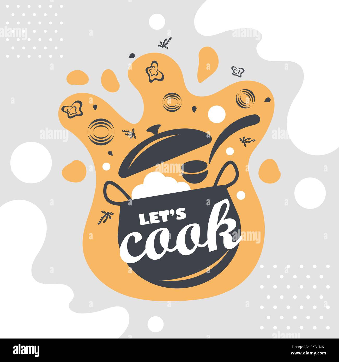 life cook restaurant lettering Stock Vector Image & Art - Alamy