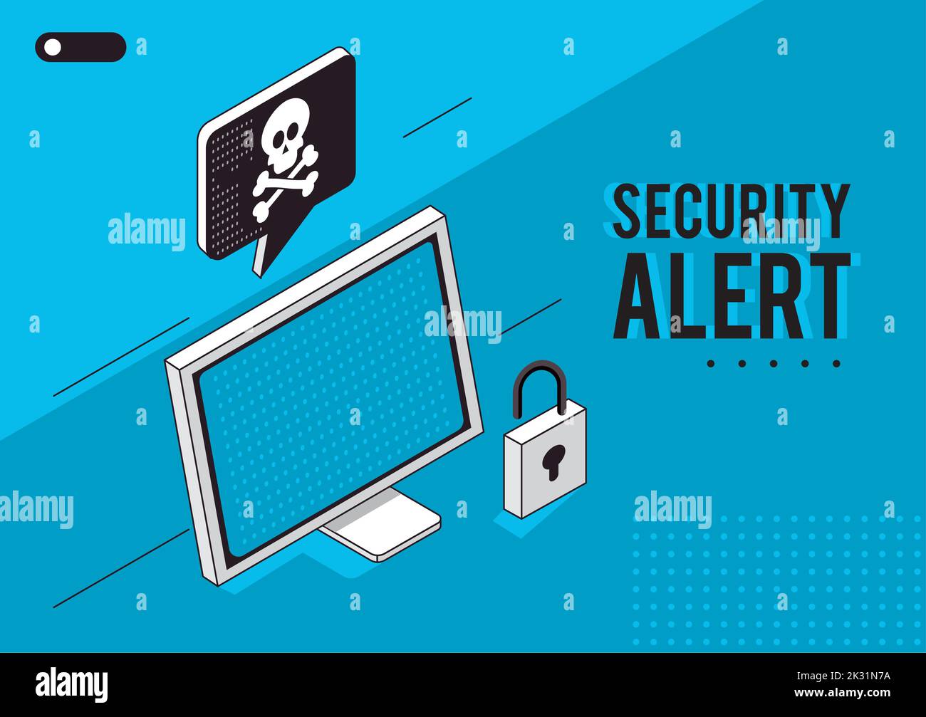 desktop and padlock Stock Vector Image & Art - Alamy