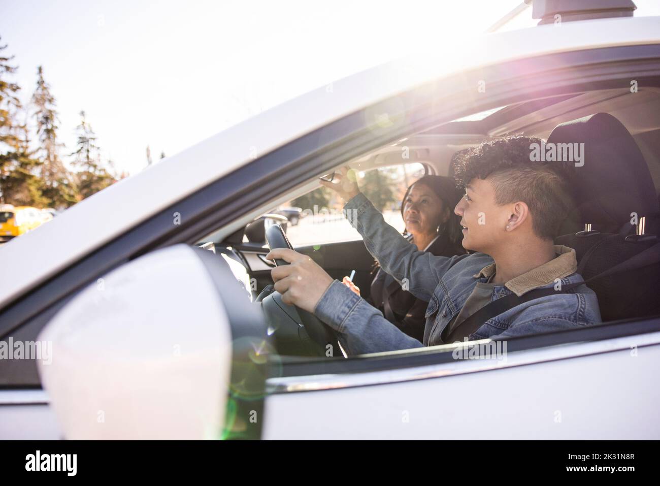 Driving mirror hi-res stock photography and images - Alamy