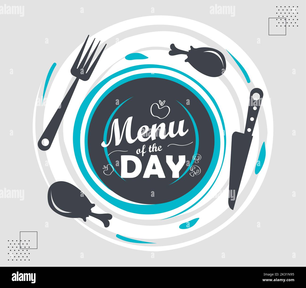 menu of the day lettering Stock Vector Image & Art - Alamy