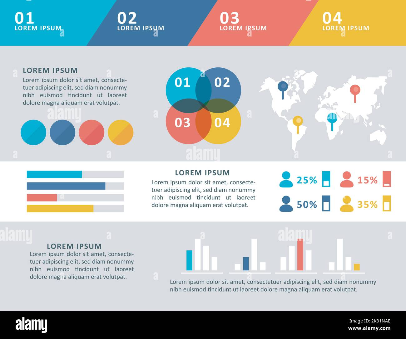 statistics population infographic template Stock Vector Image & Art - Alamy