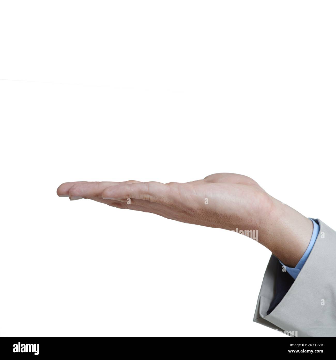 Big business always gets theres...a businessman with his open palm ...