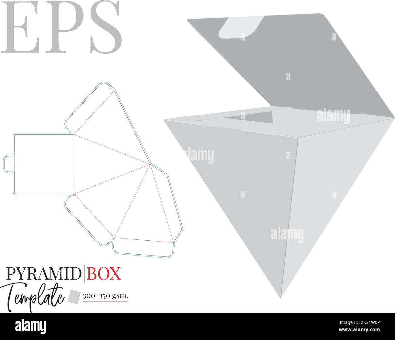 Triangular Package Design Templates
